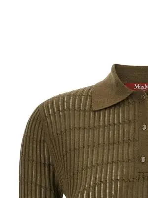 Max Mara Mstgallo' Polo Shirt - Green