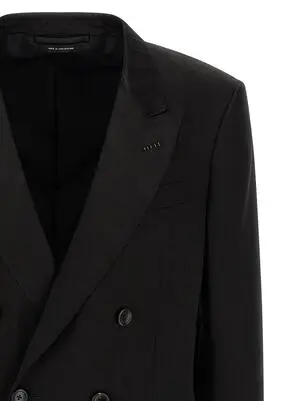 TOM FORD Tone-on-tone Polka Dot Blazer