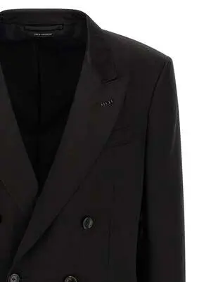 TOM FORD Tone-on-tone Polka Dot Blazer