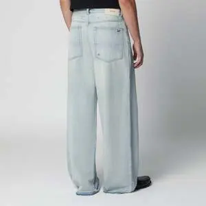 Amiri Light Washed Wide-leg Jeans