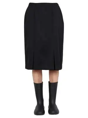 Raf Simons Straight Cut Skirt - Black