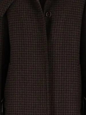 Tagliatore Wool Long Coat - Multicolor