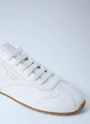 Prada Nappa Leather Sneakers - White