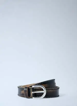 Our Legacy Friday Leather Belt - Brown