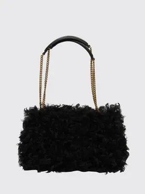 Saint Laurent Shearling Shoulder Bag