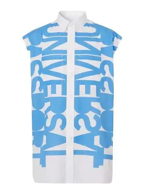 Burberry Sleeveless Shirt - Blue