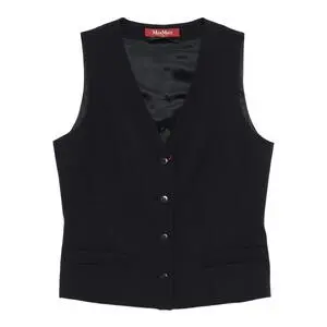 Max Mara Jackets Waistcoat & Gilets - Blue