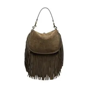 Etro Medium Suede Pony Shoulder Bag