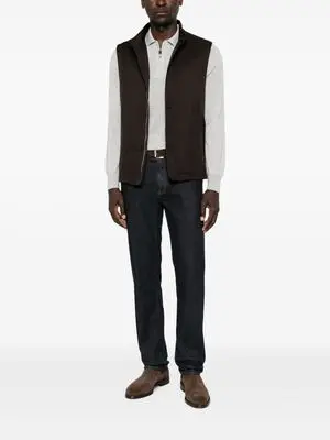 Brioni Cotton And Cashmere Denim Jeans - Multicolor