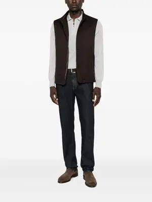 Brioni Cotton And Cashmere Denim Jeans - Multicolor