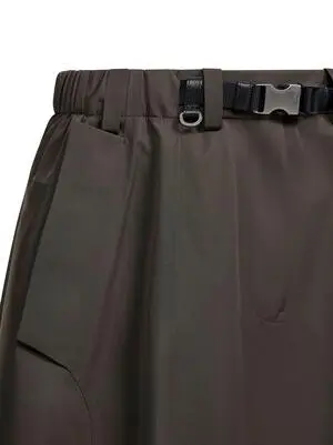 Prada Technical Canvas Circle Midi Skirt - Multicolor