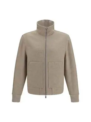 Brunello Cucinelli Double-face Cashmere Jacket - Cream