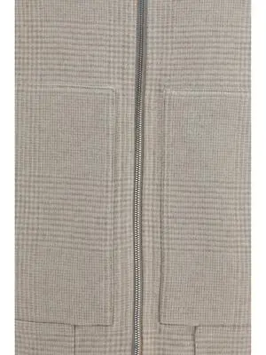 Brunello Cucinelli Double-face Cashmere Jacket - Cream
