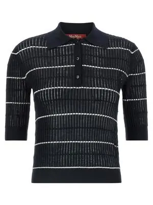 Max Mara Max Mara Studio Women 'Mstgallo' Polo Shirt Blue