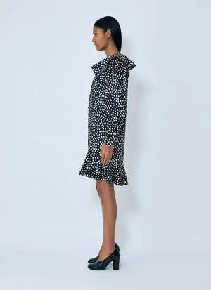 Chloé Silk Polka-dot Mini Dress
