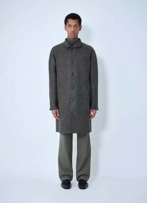 Prada Reversible Buttoned Coat - Cream