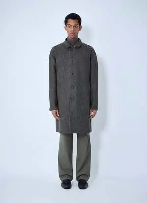 Prada Reversible Buttoned Coat - Cream