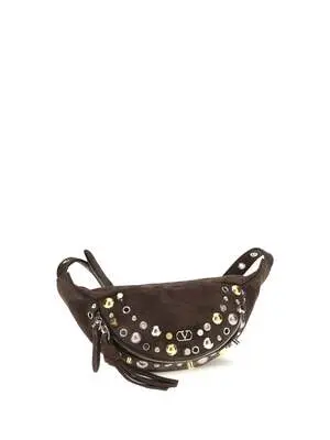 Valentino Garavani Nellcôte Suede Fanny Pack - Brown