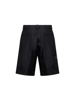 Prada Abbigliamento Black Re-nylon Bermuda Shorts