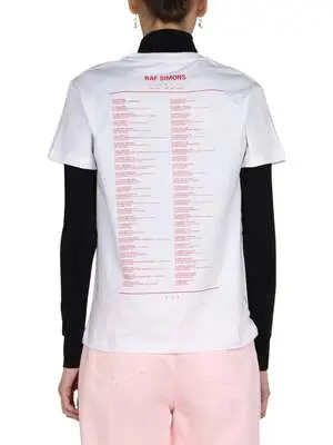 Raf Simons Logo Print T-shirt