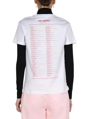 Raf Simons Logo Print T-shirt - White