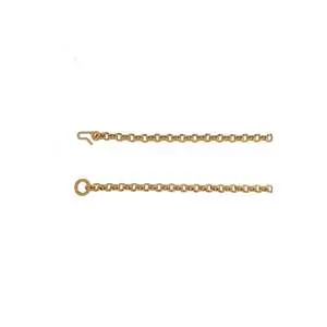 Chloé Brass Chain Link Waist Belt - Gold