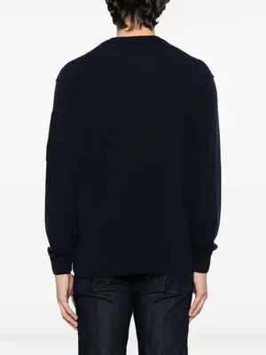 C.P. COMPANY Logo Wool Crewneck Sweater