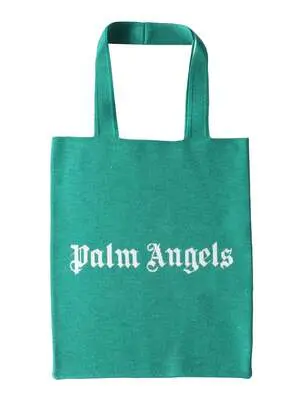 Palm Angels Logo Shopper Bag - Green