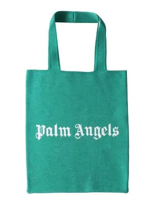 Palm Angels Logo Shopper Bag - Green