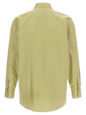 Saint Laurent Striped Cotton Poplin Shirt