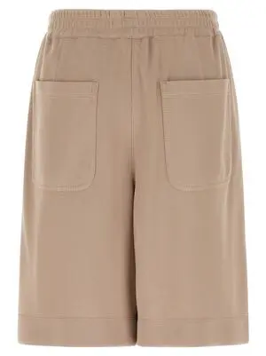 Brunello Cucinelli Cotton Shorts - Brown