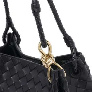 Bottega Veneta Parachute Shoulder Bag - Black
