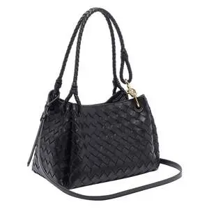 Bottega Veneta Parachute Shoulder Bag - Black