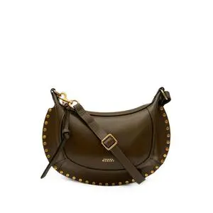 Isabel Marant Étoile Studded Leather Shoulder Bag - Brown
