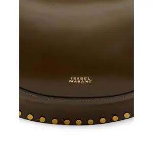 Isabel Marant Étoile Studded Leather Shoulder Bag - Brown