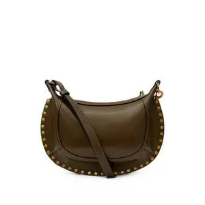 Isabel Marant Étoile Studded Leather Shoulder Bag - Brown