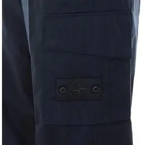 Stone Island Ghost Logo Cargo Pants - Blue