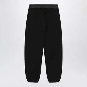 Moncler Logo Cotton Jogger Pants - Black