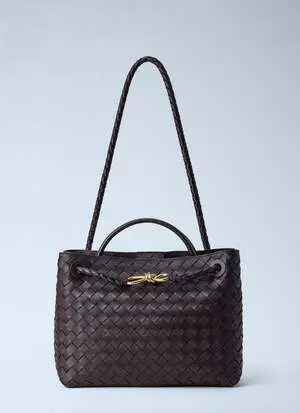 Bottega Veneta Medium Andiamo Handbag - Brown