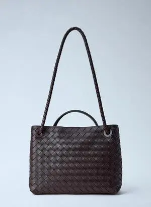 Bottega Veneta Medium Andiamo Handbag - Brown