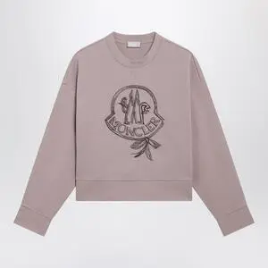 Moncler Cotton Sweatshirt With Embroidered Logo