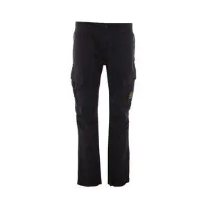 C.P. COMPANY Stretch Sateen Cargo Pants - Blue