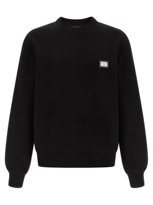 Dolce & Gabbana Logo Plate Sweatshirt - Black