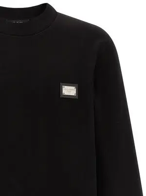 Dolce & Gabbana Logo Plate Sweatshirt - Black