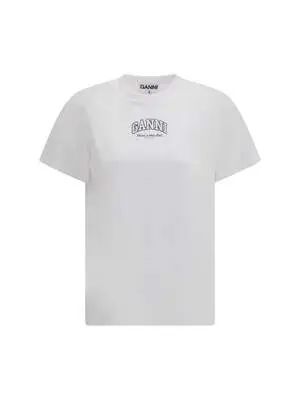GANNI GANNI Crewneck T-shirt White