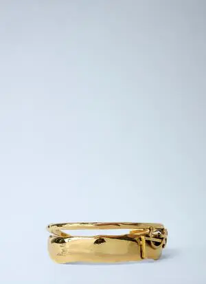 Saint Laurent Textured Metal Bangle