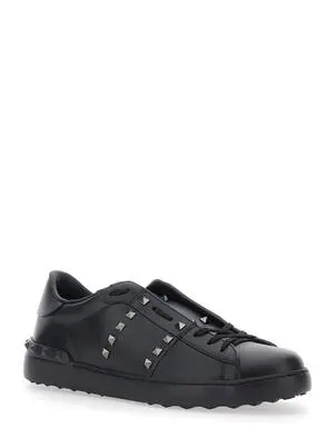 Valentino Garavani Rockstud Untitled Leather Sneaker - Multicolor