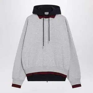 Balenciaga Layered Hoodie - Gray