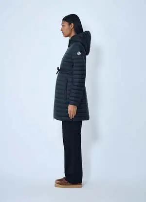 Moncler Barbel Long Parka Coat - Black