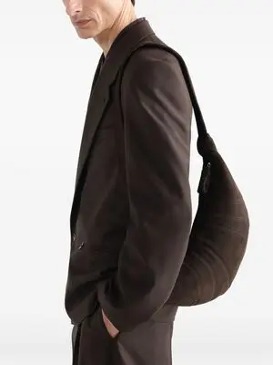 LEMAIRE Croissant Medium Leather Shoulder Bag - Multicolor